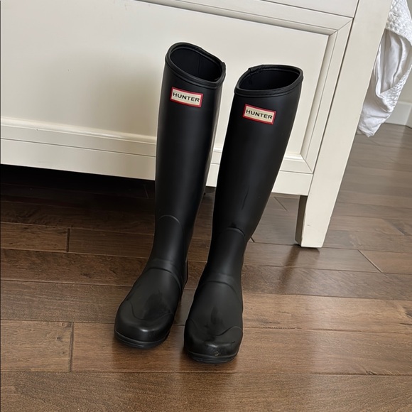 Hunter | Shoes | Hunter Black Rain Boots | Poshmark